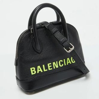 Balenciaga Pre-owned Cuir sacs-balenciaga - Femme - Pre-owned - Noir - Taille: ONE Size