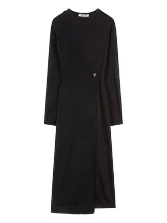 Ports 1961 robe mi-longue à design asymétrique - Noir