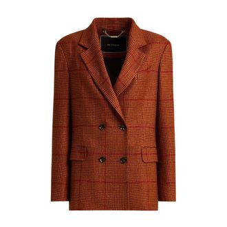 Kiton Seiden-Kaschmir Doppelreihige Jacke - - Jackets - Damen - Braun - L