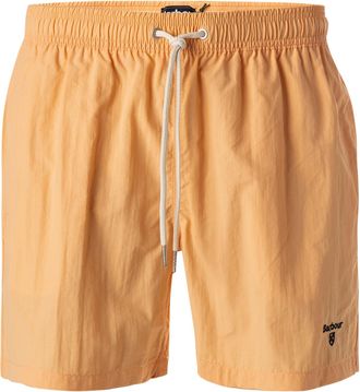 Barbour Herren Badeshorts orange Mikrofaser unifarben