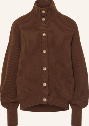 SoSUE Sosue Strickjacke Aus Merinowolle braun