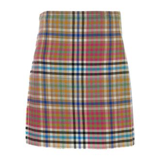 Vivienne Westwood Femme, Jupes, Multicolore, Taille: 38 FR Plaid Mini Skirt