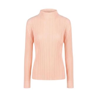 Issey Miyake Femme, Pulls, Rose, Taille: 46 FR Monthly Colors : March