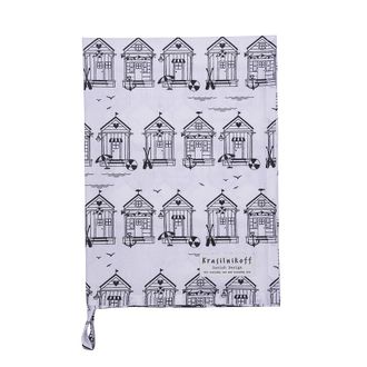 Krasilnikoff Geschirrtuch KW11011 Beach Houses, White