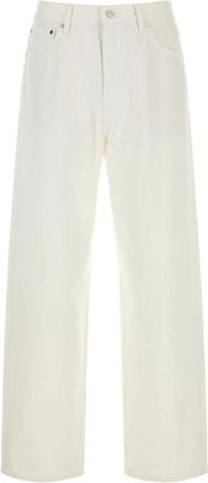 Jil Sander Homme, Jeans, Blanc, Taille: W33 Jeans Droits