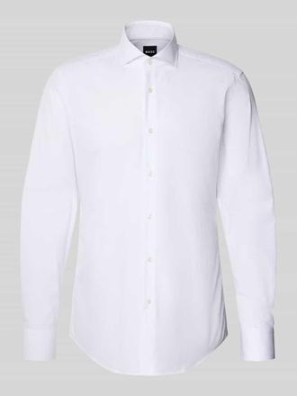 HUGO BOSS Slim Fit Freizeithemd aus reiner Baumwolle