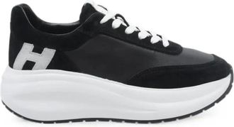 Hogan Femme, Chaussures, Noir, Taille: 37 1/2 EU H696 Allacciato H