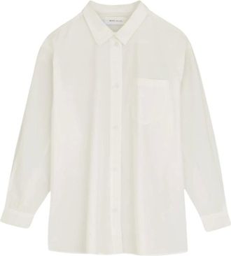 Skall Studio Femme, Blouses et Chemises, Blanc, Taille: 40 FR Edgar Oversize Shirt