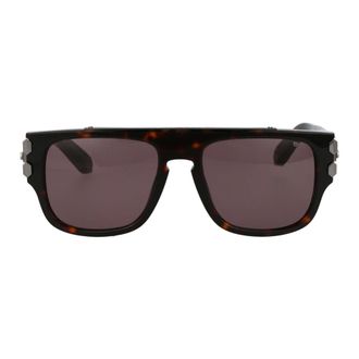 Philipp Plein Stylische Sonnenbrille - - Accessories - Herren - Braun - 55 MM
