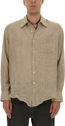 Our Legacy Homme, Chemises, Beige, Taille: XL Above Shirt