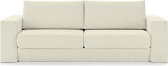 Looks by Wolfgang Joop LOOKS by Wolfgang Joop Looks V-2 Designer Sofa mit Hockern und Regal, 2 Sitzer Couch, Funktionssofa, weiß, Sitzbreite 200 cm