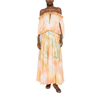 Zimmermann Femme, Robes, Multicolore, Taille: 36 FR Luna Twist Midi Dress