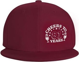 Generic &Agrave; La Sant&eacute; De Ton 81E Anniversaire Femme Homme Strapback Cap S&eacute;chage Rapide Casquette De Baseball R&eacute;glable Snapback Chapeau pour Hip Pop Adulte Sport