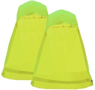 Generico Lot de 2 protections de cou avec bandes r&eacute;fl&eacute;chissantes. Dipronation rapide et respirante pour la construction, le cyclisme et les sports d&eacute;t&eacute;