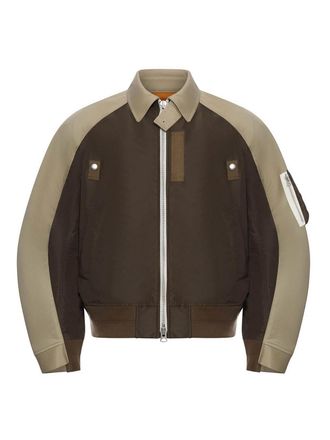 sacai Pantalons D&eacute;contract&eacute;s - Marron