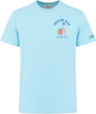 MC2 Saint Barth Homme, Tops, Bleu, Taille: M T-shirt Portofino