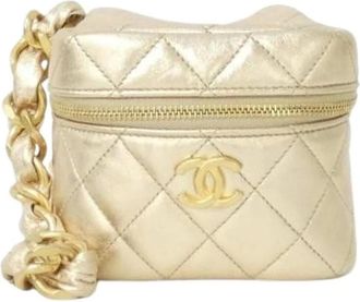 Chanel Mini pochette Pre-owned - Femme - Pre-owned - Beige - Taille: ONE Size