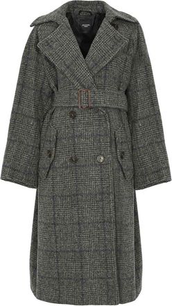 Max Mara Langer Mantel - Grau