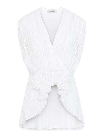 Alberta Ferretti Top - Blanc