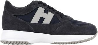 Hogan Homme, Chaussures, Bleu, Taille: 40 EU Interactive Allacciato