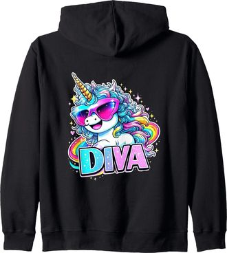 DIVA Einhorn Pegasus Diva Kapuzenjacke