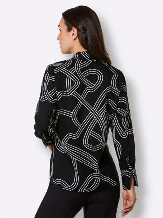 Cr&eacute;ation L Klassische Bluse Lyocell-Bluse Langarm