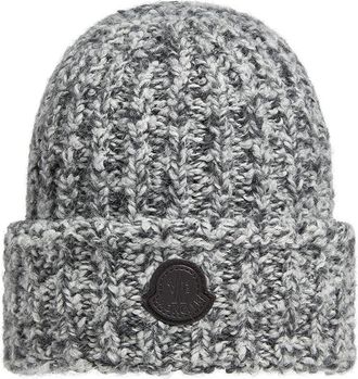 Moncler Bonnet en mélange de laine et dalpaga