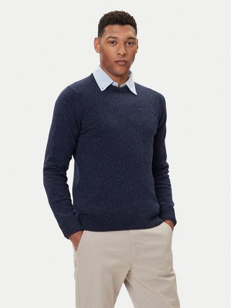 Barbour Pullover Essential Tisbury MKN0844GY12 Dunkelblau Regular Fit