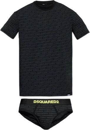 Dsquared2 Homme, Sous-v&ecirc;tements, Noir, Taille: XS Underwear Set