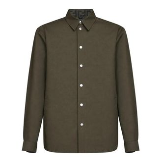 Fendi Blouson - - Shirts - Herren - Gr&uuml;n - M