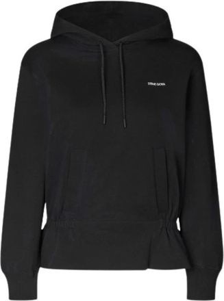 Stine Goya Femme, Sweatshirts et sweats &agrave; capuche, Noir, Taille: 38 FR SweaT-shirt Taille Cintr&eacute;e