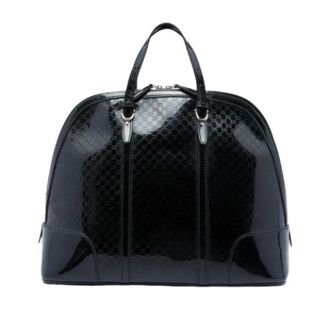 Gucci Sac cabas en cuir verni doccasion - Femme - Pre-owned - Noir - Taille: ONE Size