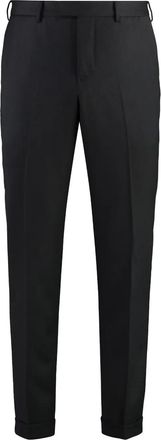 Pantaloni Torino Pantaloni Travel in misto lana - Schwarz
