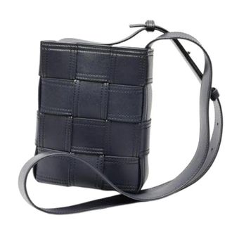 Bottega Veneta unisex, Pre-owned, Bleu, Taille: ONE Size Sac bandouli&egrave;re en cuir Pre-owned