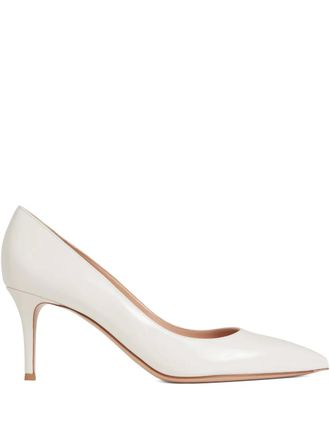 Gianvito Rossi escarpins en cuir 70 mm - Blanc