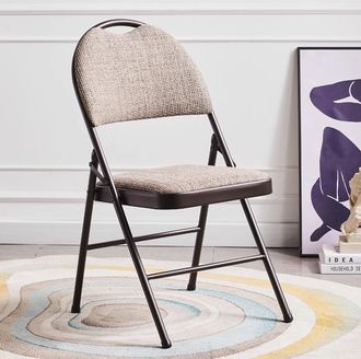 Generic Klappstuhl Camping Leicht Tragbar mit Lehne Platzsparend Klappst&uuml;hle Gepolstert Indoor mit Metallrahmen Keine Montage Erforderlich f&uuml;r Balkon Garten(K