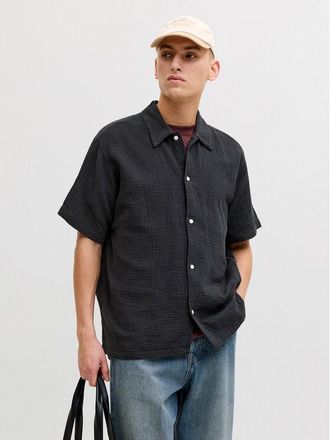 Jack & Jones Jack & Jones Hemd Nantucket Double 12291812 Schwarz Regular Fit