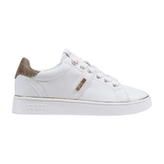 Guess Femme, Chaussures, Blanc, Taille: 40 EU Britz 4G Logo Baskets