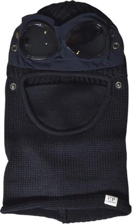 C.P. Company Caps & Mützen - Full-Face Knitted Hat With Integrated Goggles - Gr. ONE SIZE - in Schwarz - für Damen