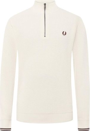 Fred Perry Troyer in Waffelstrick mit Logo-Stickerei in