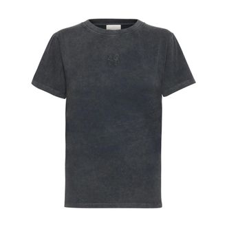 MY ESSENTIAL WARDROBE Femme, Tops, Gris, Taille: 40 FR Logo Emb. Tee SeattleMW