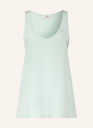 Etro Etro Seidentop blau