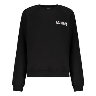 Balmain Femme, Sweatshirts et sweats &agrave; capuche, Noir, Taille: 44 FR Sweat &agrave; capuche avec logo