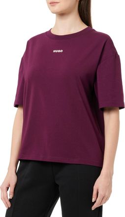 HUGO BOSS Loungewear_T_Shirt Damen,Medium Purple511,L