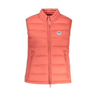 North Sails Rosso Polyester Weste - - Jackets - Damen - Rot - M