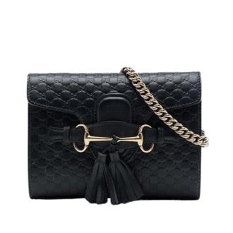 Gucci Pre-owned Mini Emily Schultertasche - - Pre-owned - Damen - Schwarzk - ONE SIZE