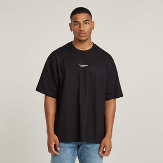 G-Star Center Chest Boxy T-Shirt - Schwarz - Herren