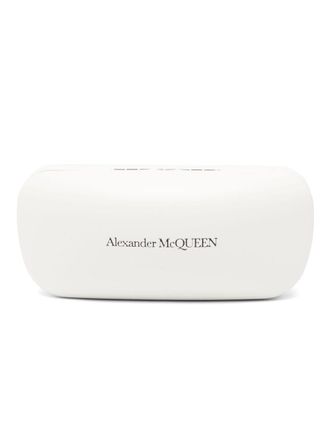 Alexander McQueen Square Tortoiseshell Acetate Sunglasses - Brown