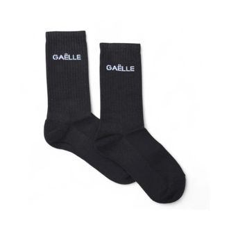 Gaëlle Paris Femme, Sous-vêtements, Gris, Taille: ONE Size Chaussettes Terry avec Logo