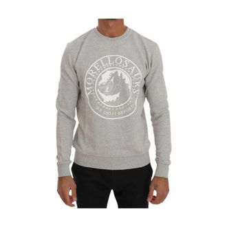 Frankie Morello Round-Neck Strickwaren - - Sweatshirts & Hoodies - Herren - Grau - S
